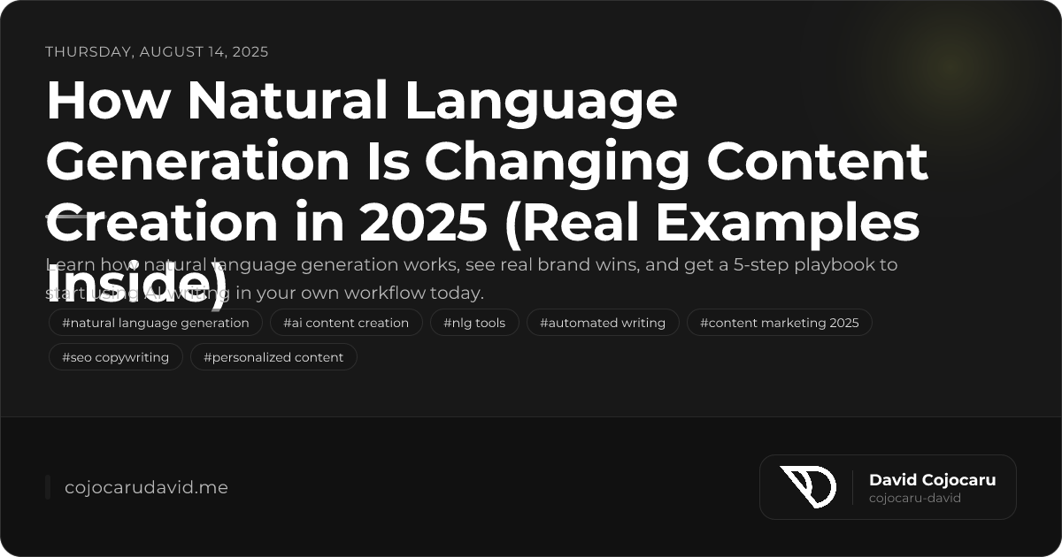 How Natural Language Generation Is Changing Content Creat...