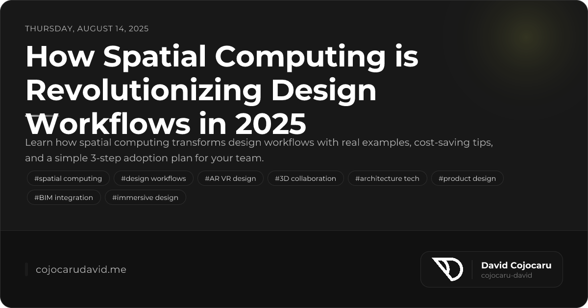 How Spatial Computing is Revolutionizing Design Workflows...